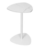 China Multi Functional Porcelain Side Table 400mm Diameter White Ceramic End Table For Home Use for sale
