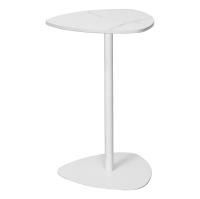China Multi Functional Porcelain Side Table 400mm Diameter White Ceramic End Table For Home Use for sale