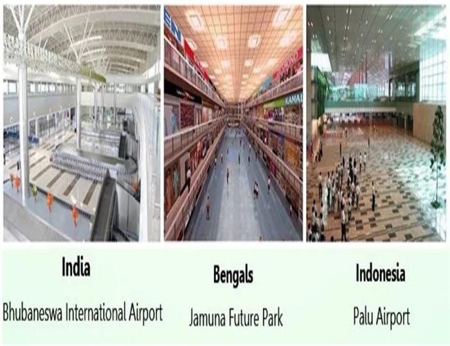 Fine expanded sheet used in architectural application