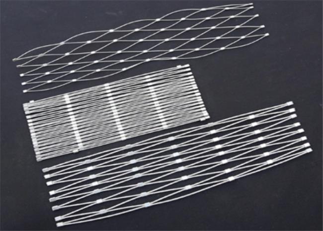 Stainless steel rope mesh netting sample