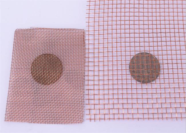 2mm Wire diameter 28mm Mesh size Faraday cage use woven copper mesh 0