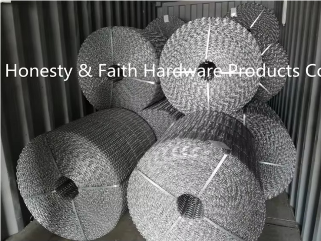 Wire mesh packaging process