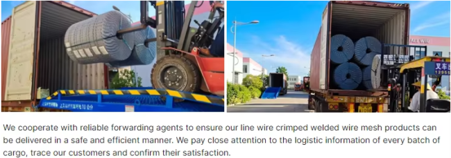 Wire mesh ready for shipment