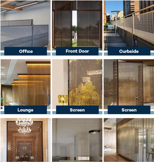 Wire mesh applications in architecture