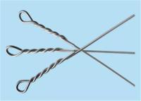 China 2.5m Length 12 Gauge Single Loop Galvanized Baling Wire for sale