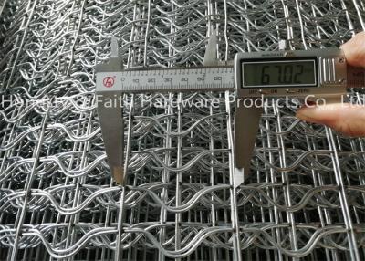 China Marine Reinforcement Curved Line Welded Wire Mesh Rolls 190.5mm High Flexibility for sale