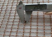 China 2mm Wire Diameter Woven Copper Mesh 28mm Mesh Size Faraday Cage Use for sale
