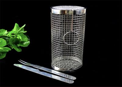 중국 바구니 20x9x9cm을 굽는 야외 야채 304 스테인레스 강 판매용