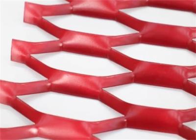 Chine Largeur de filet métallique étendu de 4 m de couleur rouge Largeur du fil métallique étendu de 1 m Largeur du fil 4 mm à vendre