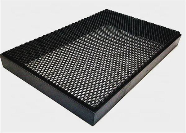 Black color Corrosion Resistant Hexagonal Expanded Metal Sheet For Industrial Use