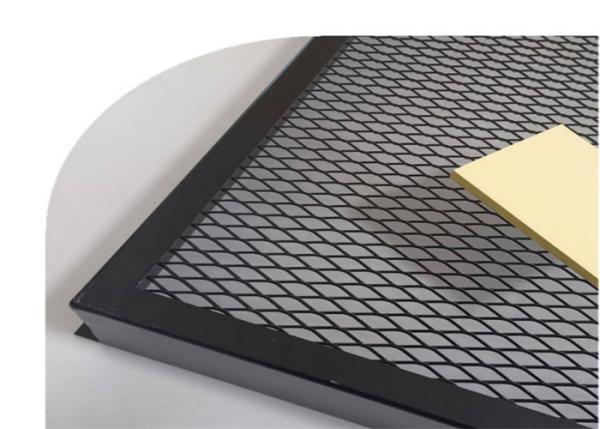 Black color Corrosion Resistant Hexagonal Expanded Metal Sheet For Industrial Use