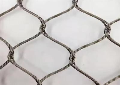 Cina SS316 Griglia di filo tessuto di tipo annodato per parchi naturali in vendita