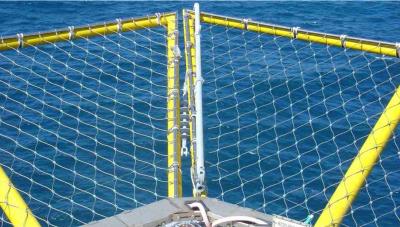 중국 30mm*30mm 개척 크기 SS316 스테인리스 스틸 철 로프 안전 망 판매용