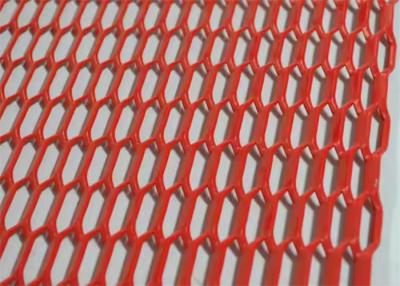 Chine 1.5 mm épaisseur couleur rouge trou hexagonal plaque métallique élargie pour la construction à vendre