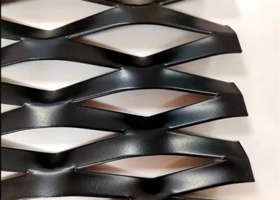 China Black Color Different Hole Shape Expanded Metal Mesh For Decoration for sale
