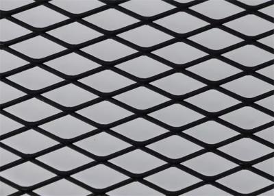 China Black Color Different Hole Shape Expanded Metal Mesh For Decoration for sale