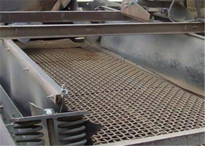 China 8mm wire diameter Heavy Duty Shale Shaker Crimped Mesh Screen for sale