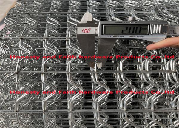 2.0mm ワイヤー直径 25.4mm パイプライン 石油パイプラインのための強化網