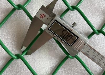 Cina 10 anni di utilizzo verde colore PVC rivestito Chain Link Helideck Safety Net per il perimetro in vendita
