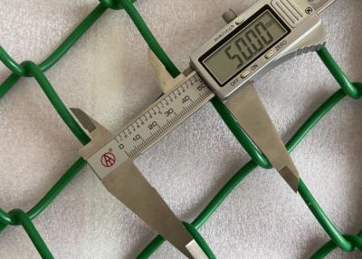 Cina Colore verde 5mm diametro del filo PVC rivestito di catena di collegamento Helideck rete di sicurezza per uso di sicurezza Delideck in vendita