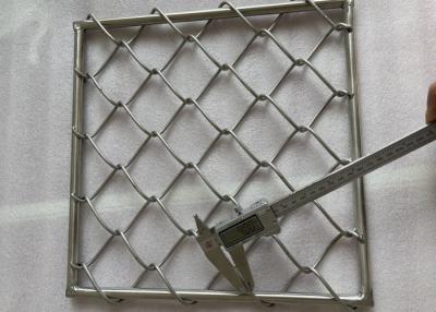 Cina SS316 50mm*50mm Diamante buco in acciaio inossidabile Helideck rete di sicurezza per l'uso di terrazzi di atterraggio di elicotteri offshore in vendita