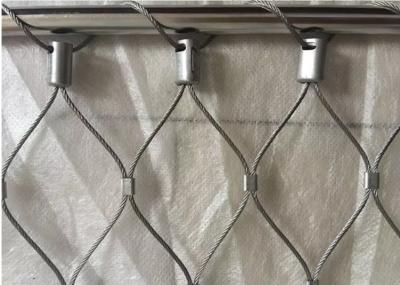 China High-Strength Woven Stainless Steel Rope Mesh for High-Altitude Fall Protection for sale