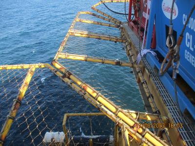 중국 헬리패드 안전망 헬리데크 주변 안전망 판매용