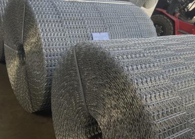 China 8Lines Wire 6Rolls Packing Galvanized Pipeline reinforced mesh for River Bottom Gas & Oil Pipeline for sale