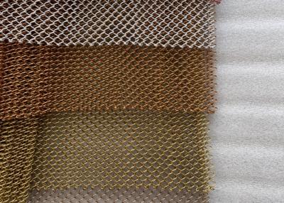 China Diamond Hole shape Different colors Chain Link Curtains For ceilings decoration for sale