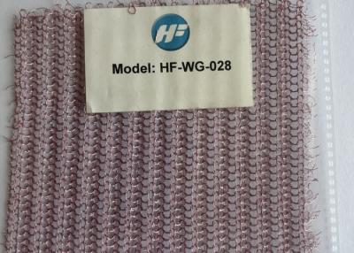 China 1.2meter Width Fabric Laminated Glass Metal Mesh for table-tops Decoration for sale