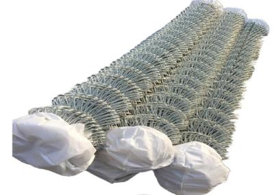 China 2.5Meters height Diamond Hole Galvanized Chain Link Fence use for protection for sale