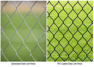 China 1.5Meters Width Diamond Hole Chain Link Fence use for garden for sale