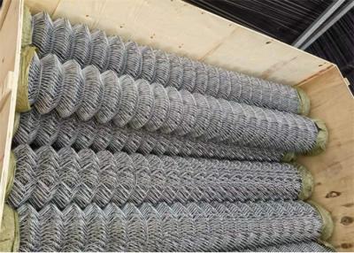 China 55mm Diamond hole size galvanized Chain Link Mesh use for safety protection for sale