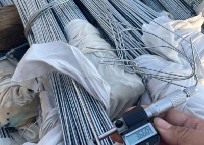 China 2.28m long 3.36mm thickness Double Loop Quick Link Ties Wire for Textile and cloth for sale