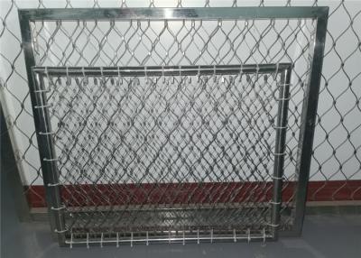 China Safety SS 304 Wire Rope Mesh Steel Cable Netting For Stairs Railing Install Use for sale