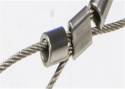 China Flexible Stainless Steel Rope Mesh Netting As Railing Balustrade Custom Length for sale