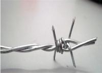 China 12x12 Single Twisted Galvanized Razor Barbed Wire for sale