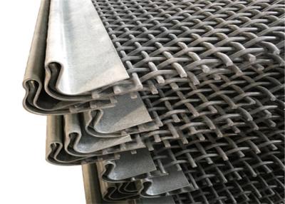 China 8mm wire diameter Heavy Duty Shale Shaker Crimped Mesh Screen for sale