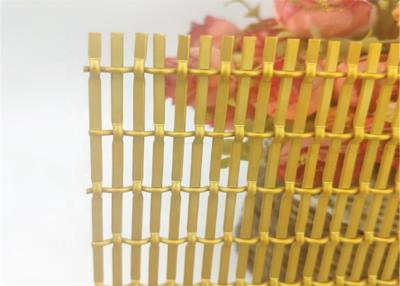 China 15mm Hall Hotels Crimped Decorative Wire Mesh for sale