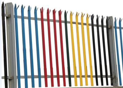 China Security Euro Style Colored Metal Palisade Wire Mesh Fence for sale