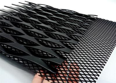 중국 빅 홀 블랙 파우더 코팅 확장 알루미늄 메쉬 판매용