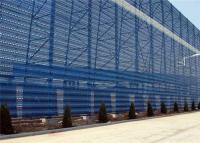 China 80mm Height Flame Retardant Powder Coated Perforated Sheet Wind Break Wall for Dust Control for sale