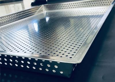China SS316 1.5mm Thick Food Grade Stainless Steel Drying Perforated Mesh Baking Tray for sale