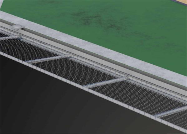 316 Stainless Steel Cable Helideck Perimeter Net For Modular Heliport