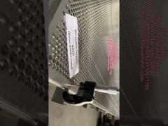 Show Our 5Meters Length Galvanized Round Hole Perforated Sheet Production Process