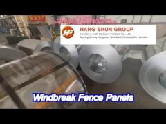 8mm round hole size windbreak fence panels for outdoor protection