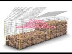 50x100mm Opening Mesh Galvanized Welded Gabion Box Stone Cage