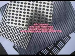 Round Hole Perforated Metal Panels 5mm Diameter For Industries Decorative