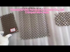 14mm Standard Hole Size Crimped Woven Wire Mesh Wear Resistant