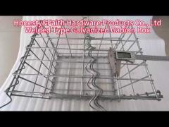 4mm Wire Hesco Barriers 75x75mm Hole Size Army Use Custom